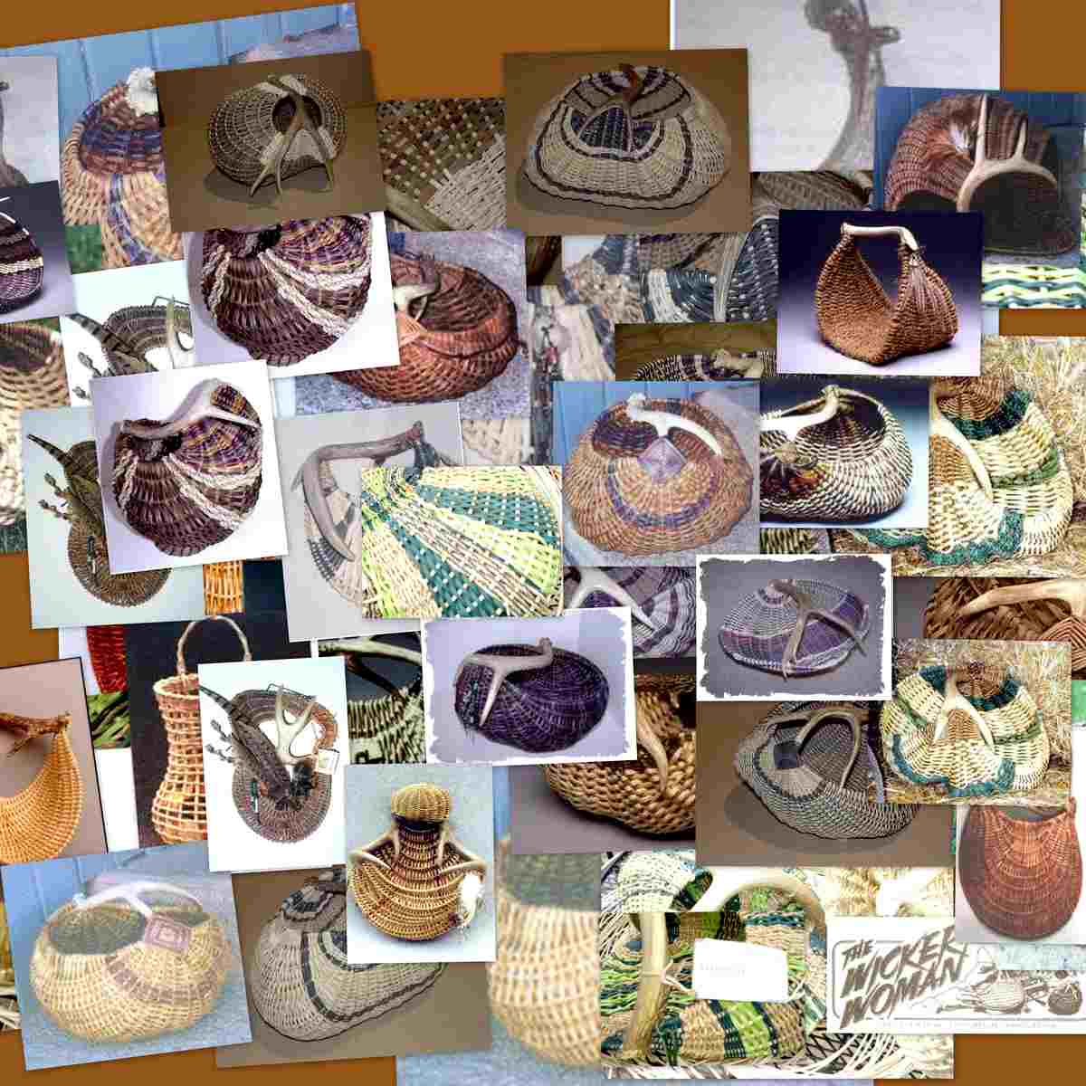 Basketmakers--Antler Basket Patterns For Sale! | The Wicker Woman