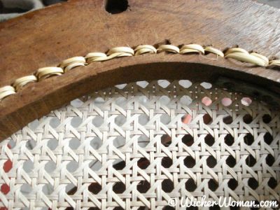 How does your cane bottom look? Check out my "No-Knot" system!