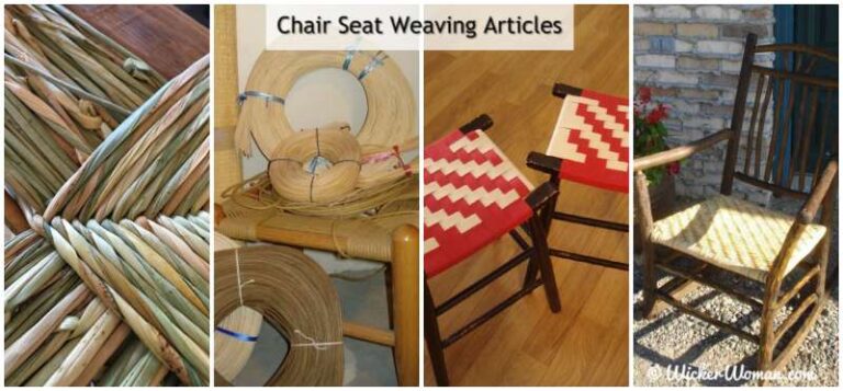 Wicker Weaving Basics: Chair Caning | Painting Wicker | Rush