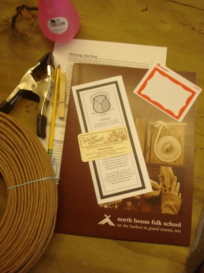 Paper Rush Seat Weaving Class