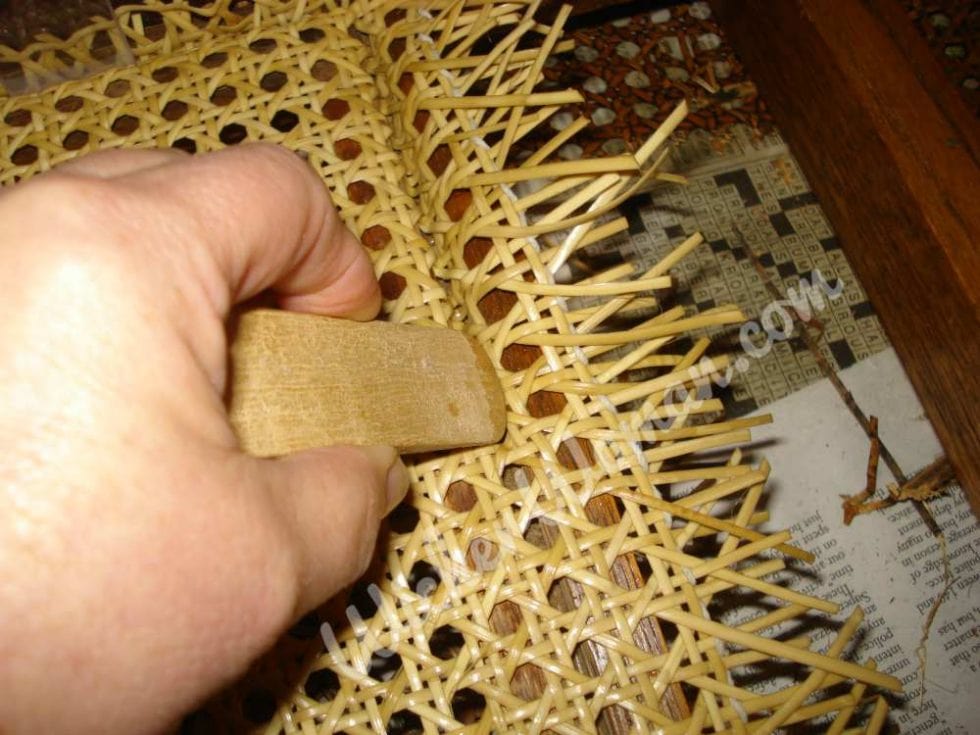 Chair Caning Wedges--Tuesday Tip of the Day