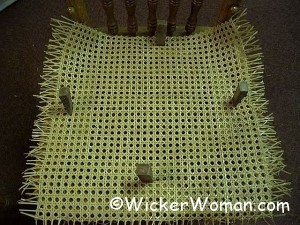 How-to Install Cane Webbing | Sheet Cane | Pressed Caning