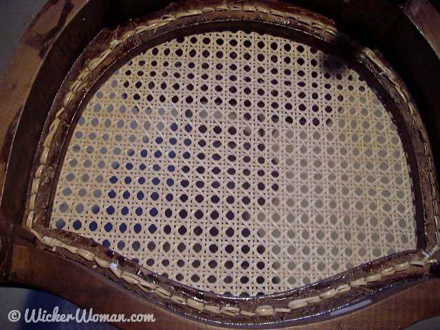 No-Knot Chair Caning Technique! | The Wicker Woman