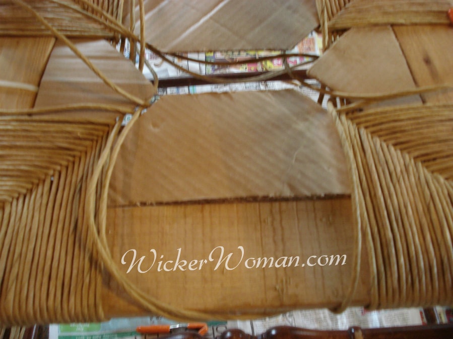 Fix-Rush strands cut across the front rail